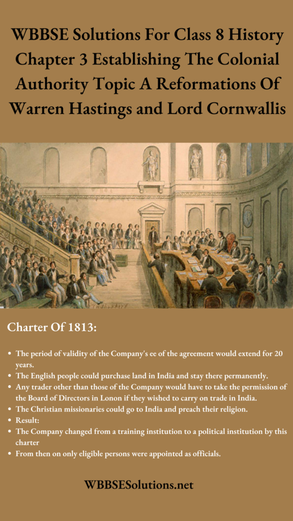 WBBSE Solutions For Class 8 History Chapter 3 Establishing The Colonial ...
