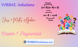 WBBSE Solutions For Class 9 Maths Algebra Chapter 1 Polynomials - WBBSE ...